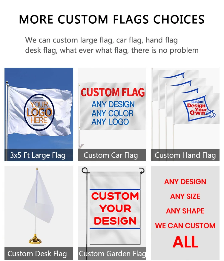 Custom Promotion Flag 3x5ft - Any Design, Outdoor Flyable