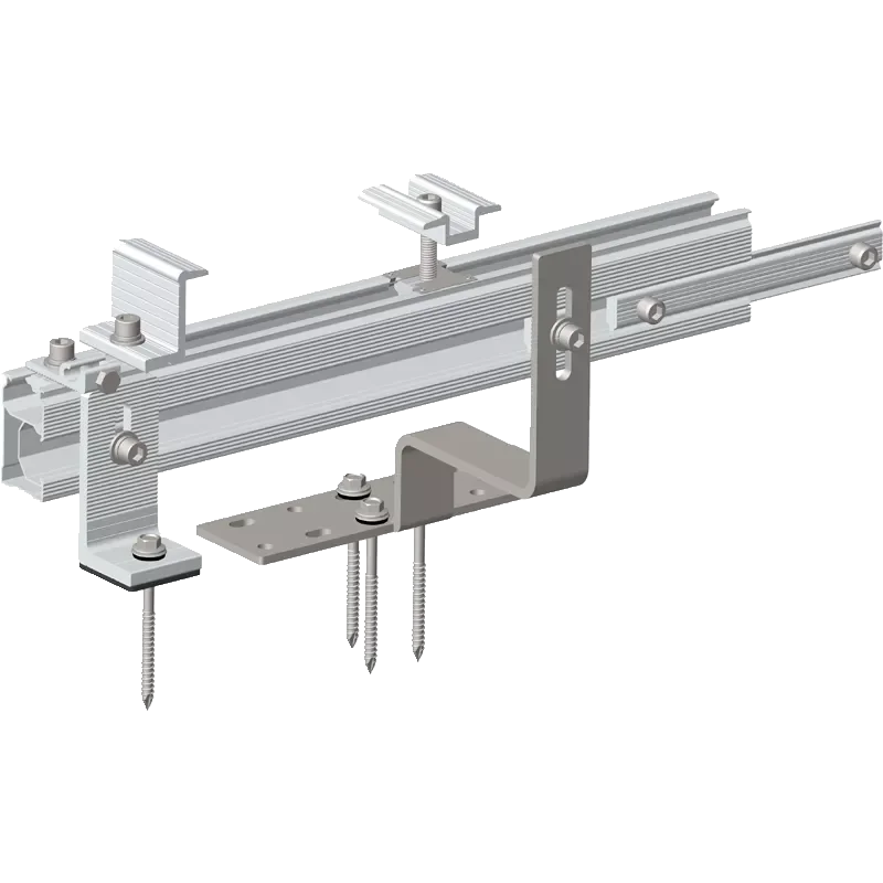 Corigy Solar Mounting Rail Factory Supply Natural Silver Solar Panel ...