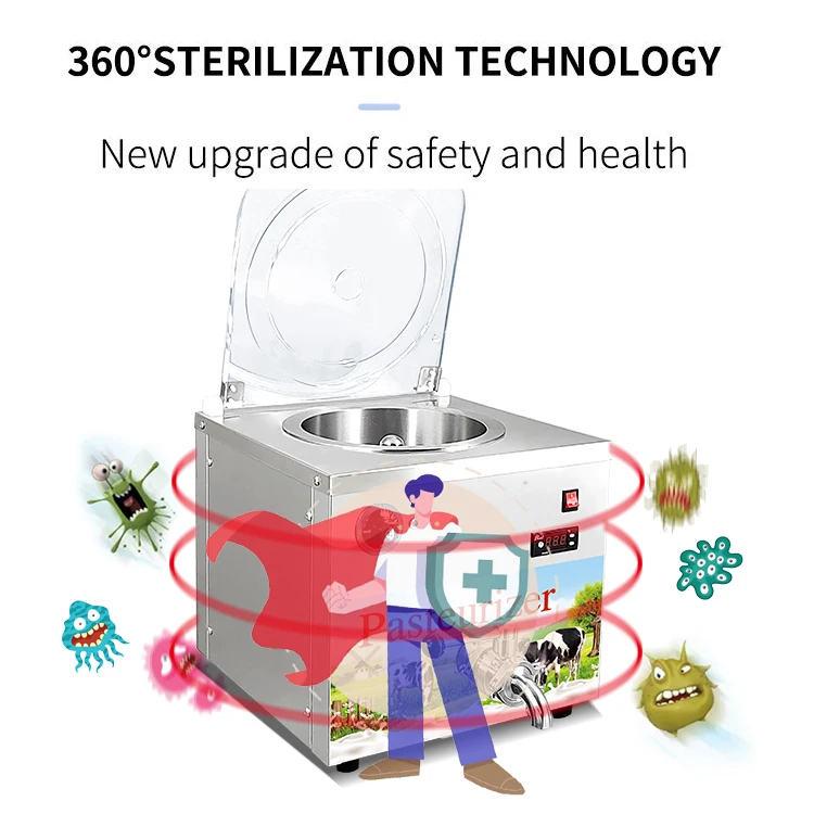 Automatic Milk Pasteurizer Food Sterilizer Milk Sterilization Machine Instant Sterilizer For ...