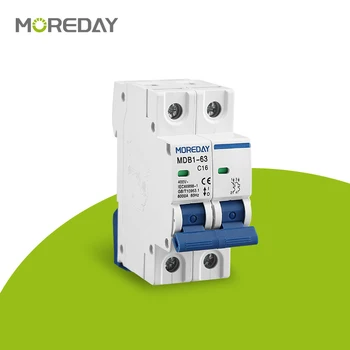 New Moreday Mdb1-63 Dpn Mcb 2p 6a 10a 16a 20a 25a 32a 40a 63a 220v Ac Mini Circuit Breaker Dpn ...