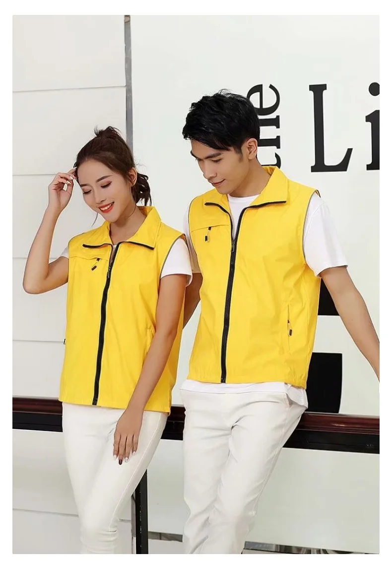 Wholesale Advertising Utility Vest Waistcoats Volunteer Vest