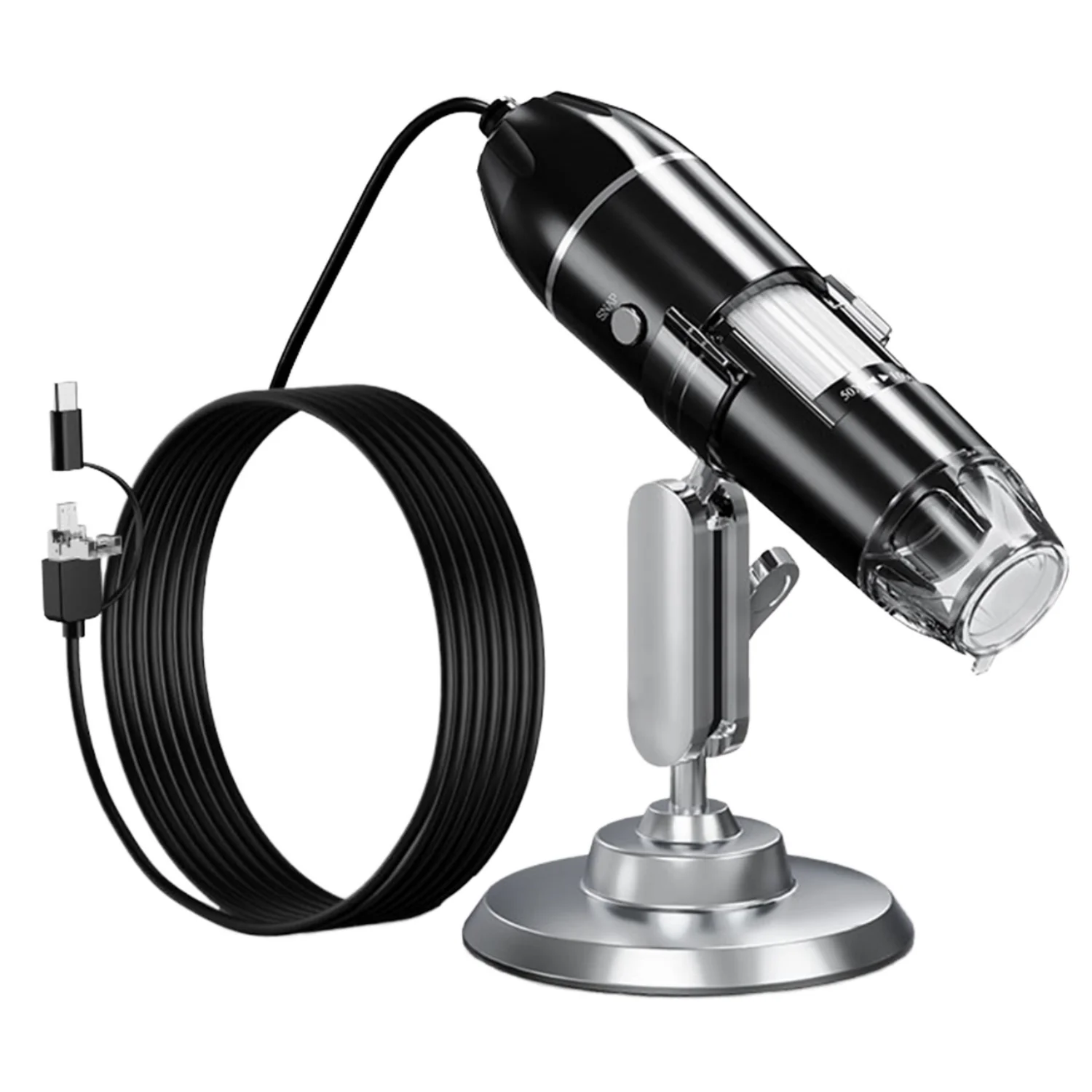 Factory 1600x USB Digital Microscope with LED Light Source Monocular ...