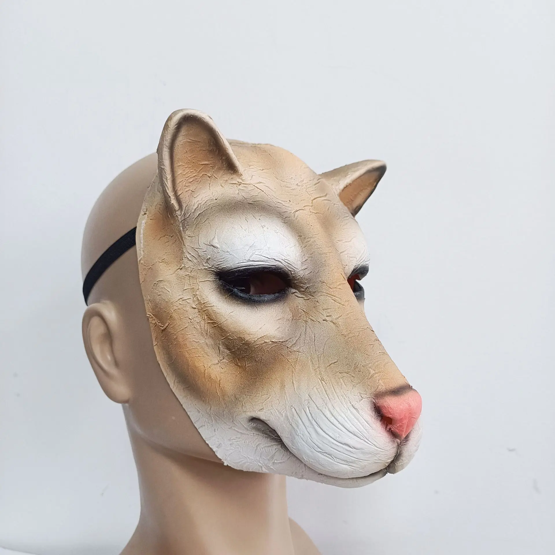 Alibaba.com: Realistic Cute Animal Mask, Soft Latex Half Face, Pig Wolf ...