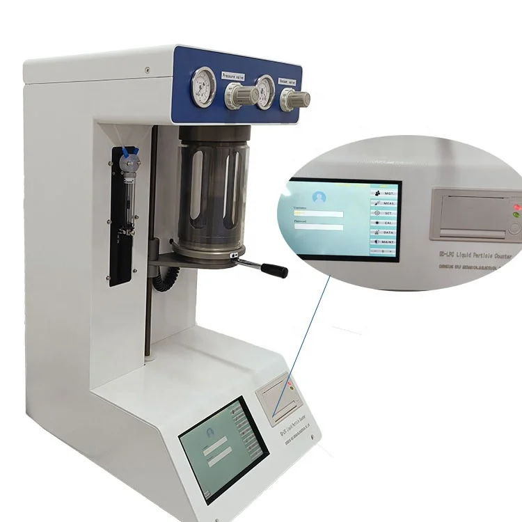 Iso 4406 Oil Laser Particle Counter Liquid Particle Counter Machine For ...