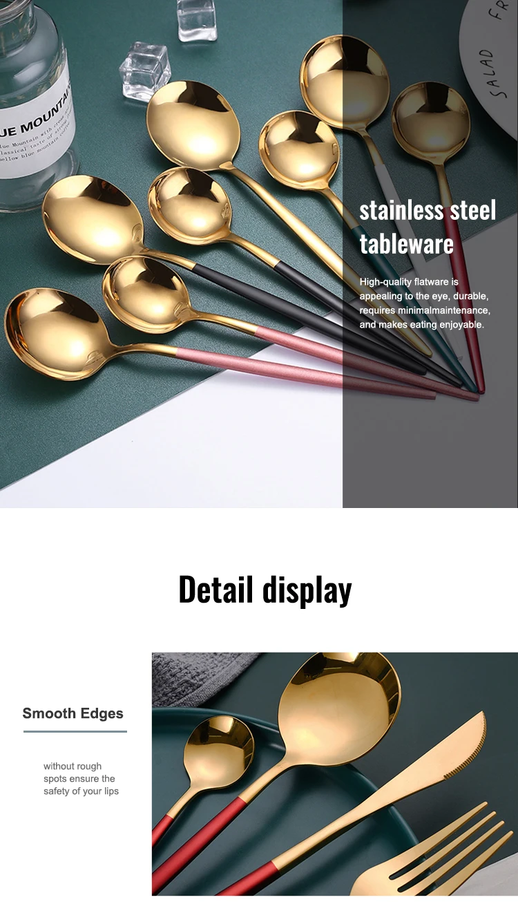 Wholesale Bulk Tableware Hotel Luxury Wedding Gold Cutlery Forks And ...