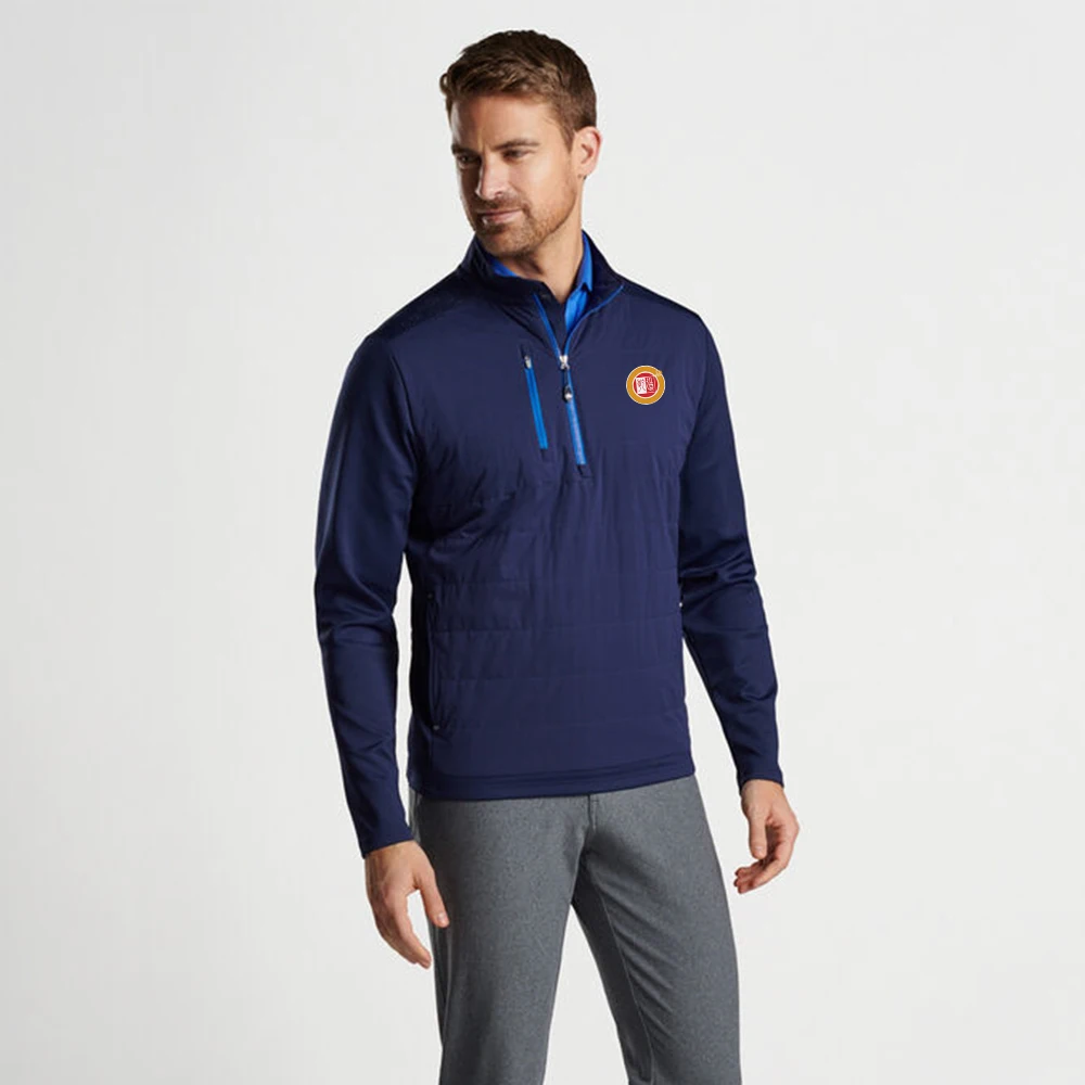 Men's Hoodies High Quality Sport Quarter 1/4 Zip Neck Golf Pullovers ...