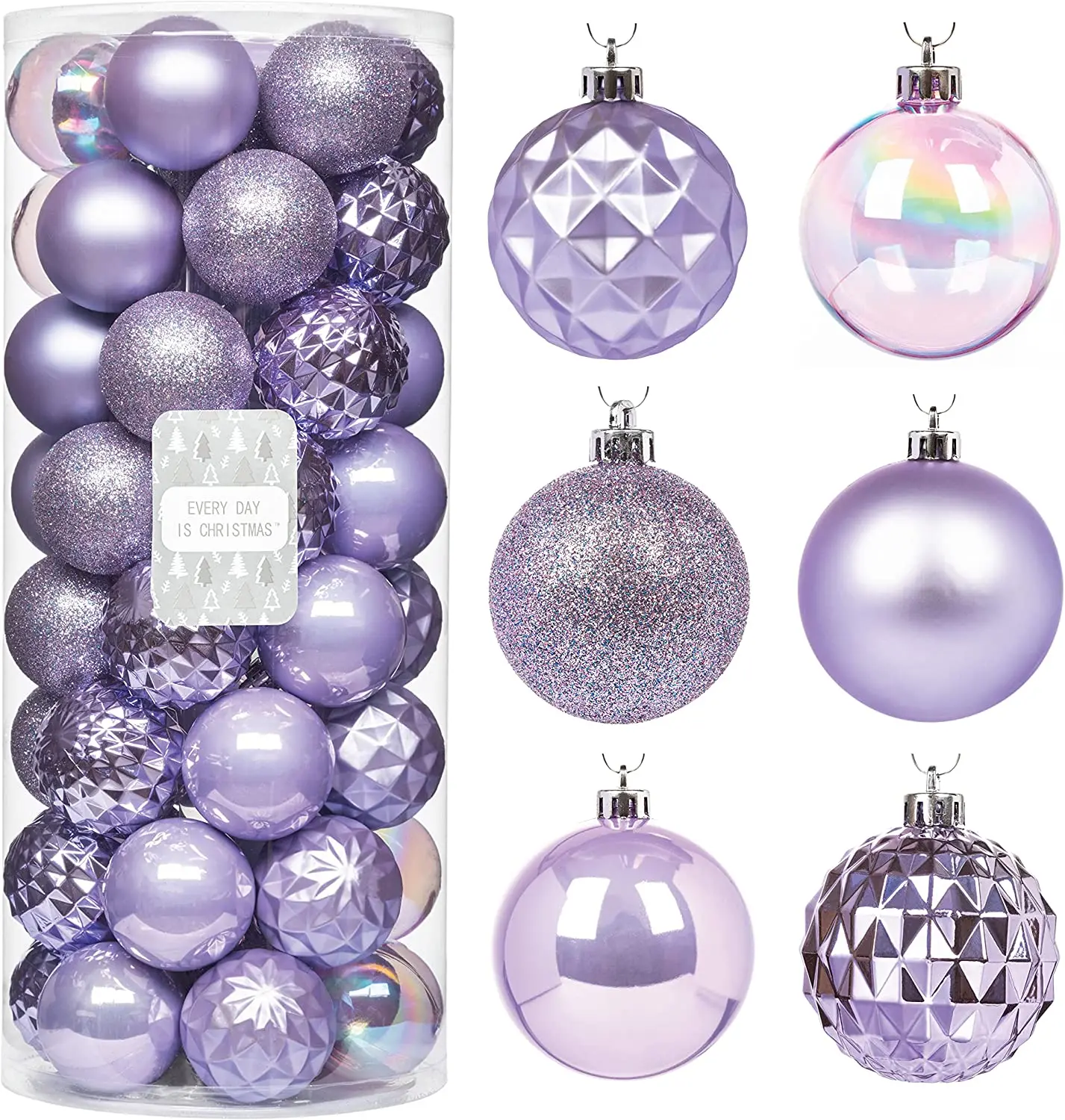 Customized 3-20cm Multi Color Christmas Ball Set Christmas Ornaments ...
