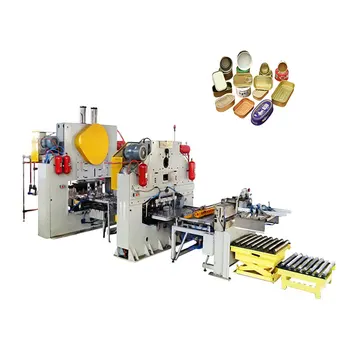 Automatic 2-piece Aluminium Plastic Cans Making Machine For Food Fish ...
