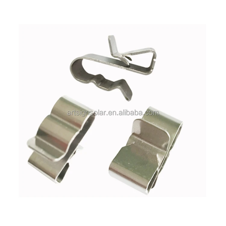 Art Sign Pv Panel Stainless Steel Solar Cable Clips Universal Solar ...