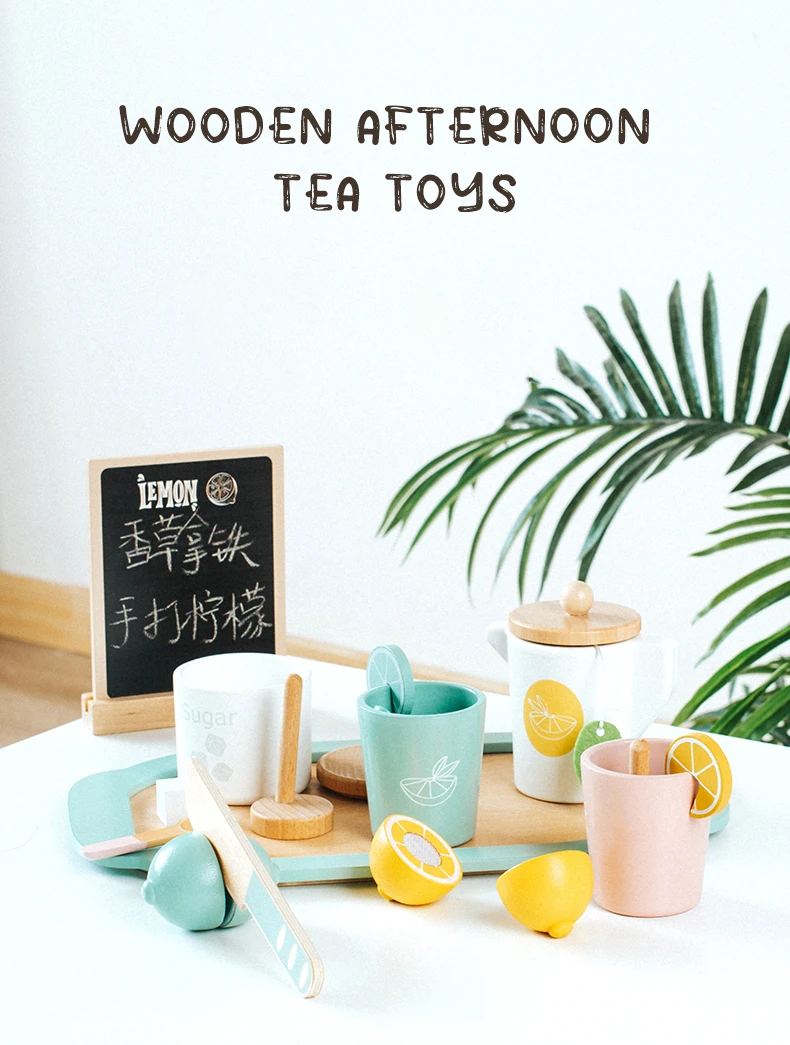 Education Toy Kitchen Accessories Role Play Kitchen Toys Wooden ...