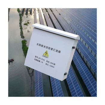 Wall-mounted 16-channel Dc Photovoltaic Combination Box 1000v Surge ...