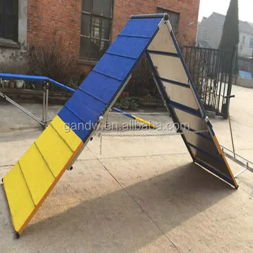 Professional Outdoor Dog Agility Equipment A-Frame 7FT Foldable Pet ...