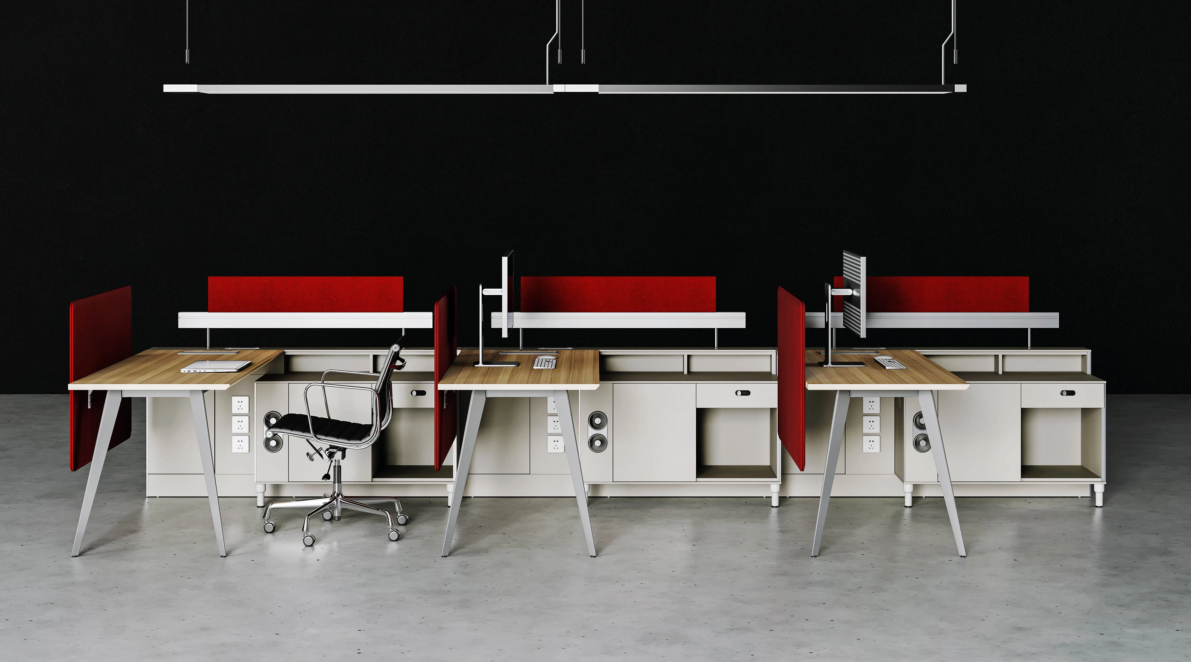 Modern Office Modular Secretary Workstation Desk Furniture Office Desk ...
