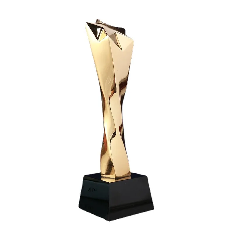 Hot Sell Dance Gold Star Shape Awards Custom Resin Trophy - Buy Resin ...