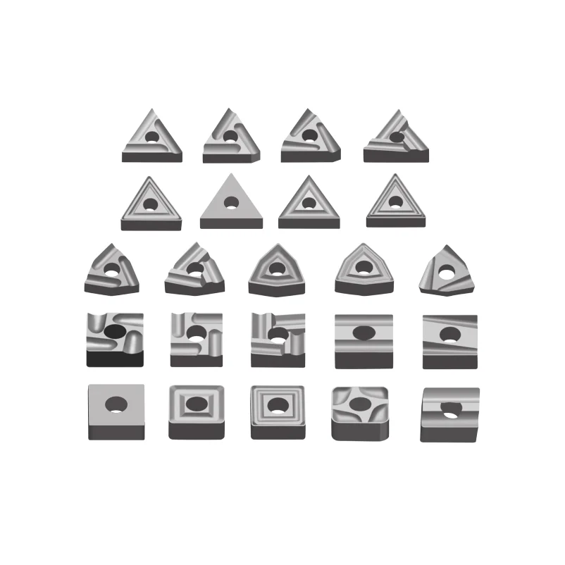 Semi Closed Chipbreakers Cemented Turning Inserts Triangle Carbide Indexable Turning Inserts For ...