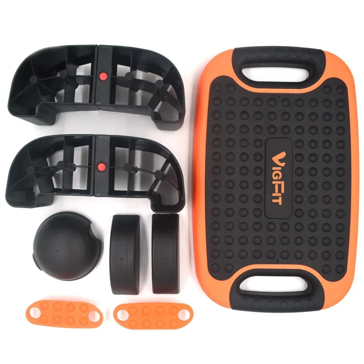 Multi Exercise Board Adjustable Workout Step Platform Aerobic Stepper ...