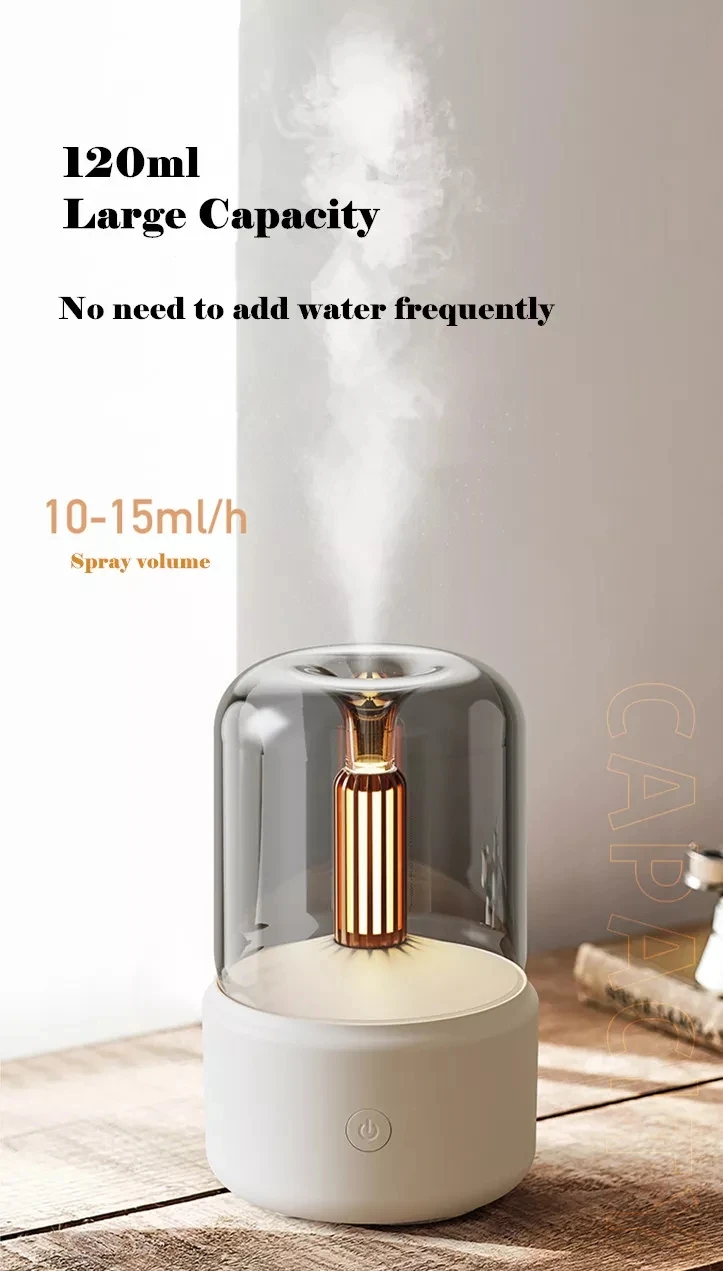 Hot Selling 120ml 3d Flame Car Aromatherapy Machine Ultrasonic ...