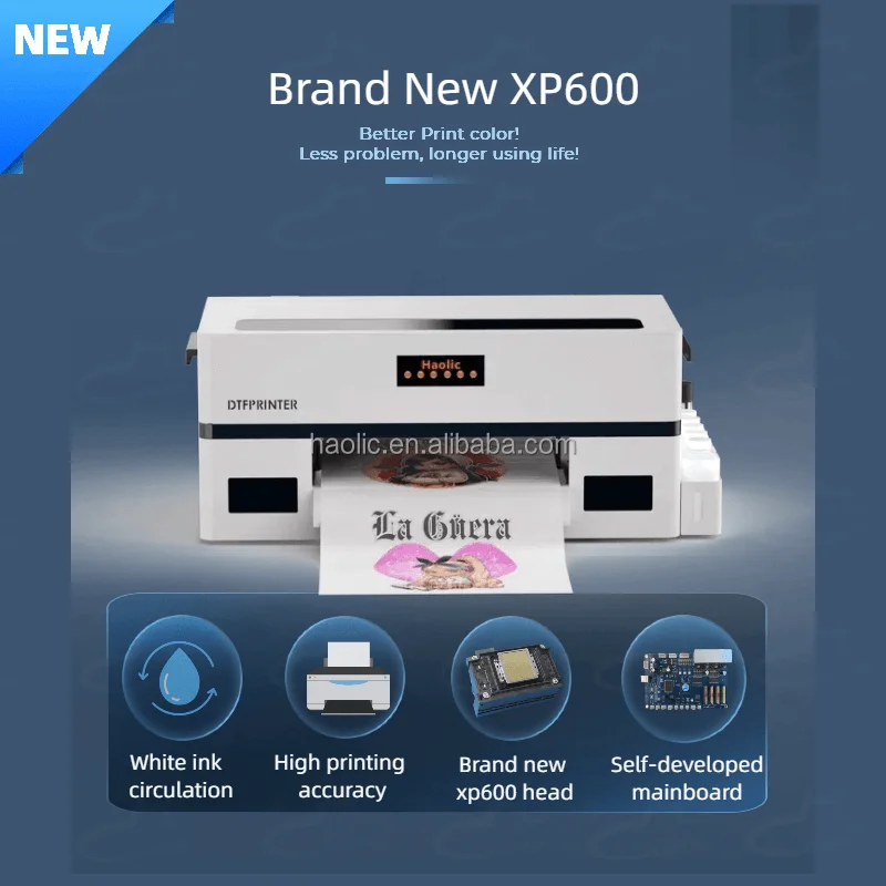 Haolic DTF Printer A3 30cm Roll for Textile Heat Transfer - Full ...
