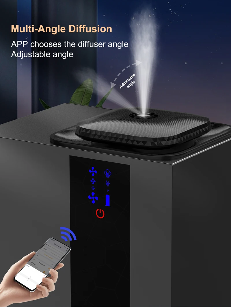 Aroma Diffuser 1500m2 App Control Plug In Commercial Scent Machine Hvac ...