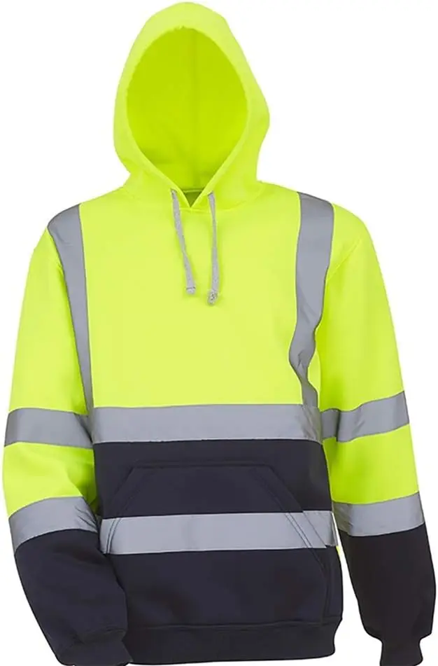 High Visibility Reflective Pullover Hoodies En Iso 20471 Class 2/ Ansi ...
