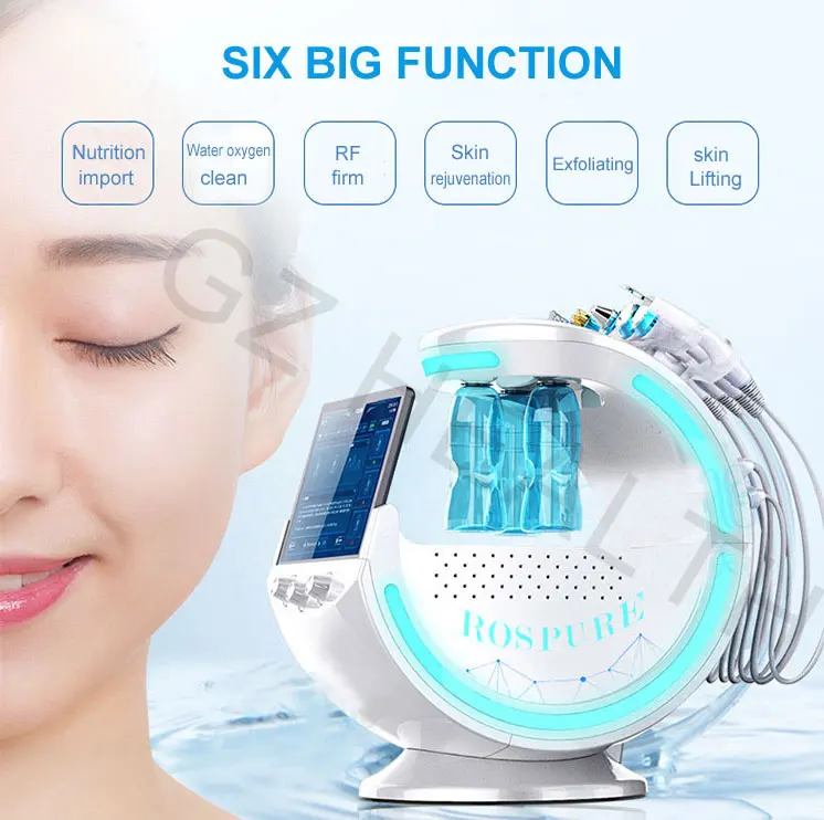 New Arrival 8 in 1 Hydro Facial Machine 2023 Face Cleaning H2O2 Aqua ...