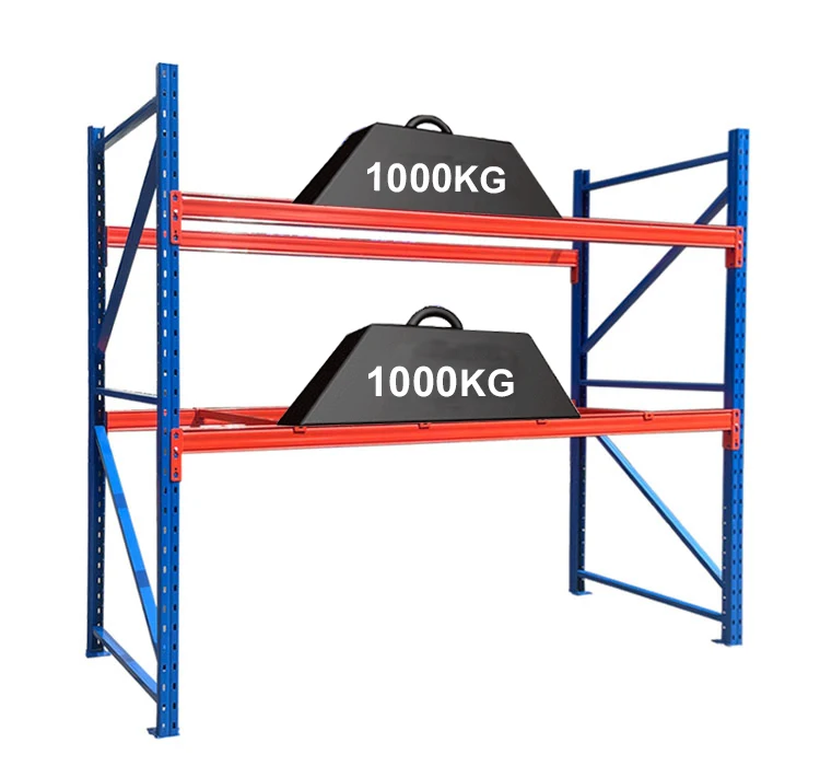 Pallet Rack For Goods Storage High Capacity Of Metal Heavy Shelves For ...