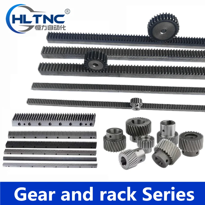 Blackening CNC Gear Rack and Pinion Gear M2 M3 M4 for CNC Machines