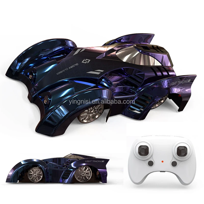 New Zero Gravity Wall Climbing Rc Car Rechargeable Indoor Stunt Wall ...