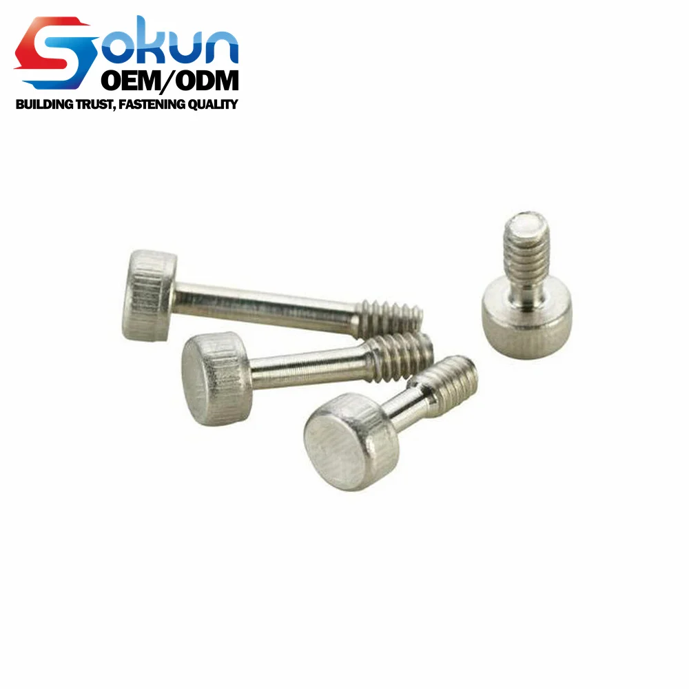 DIN 7964 Knurled Thumb Screws Stainless Steel Titanium Plastic Secure ...
