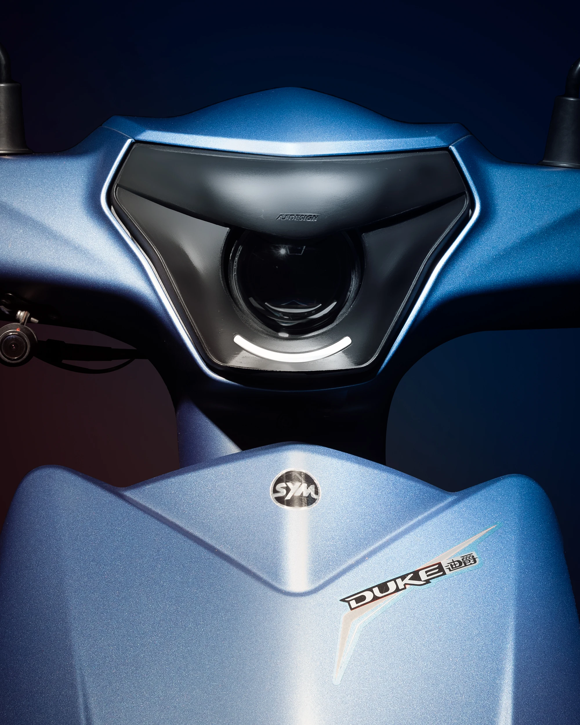 2024 Aj Made In Taiwan Natural White Welcome Function Demon Eye Motorcycle Daytime Running Led ...