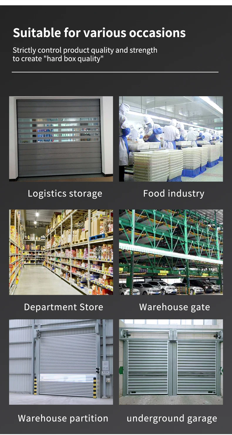 High-speed Insulated Aluminum Doors - Efficient & Durable