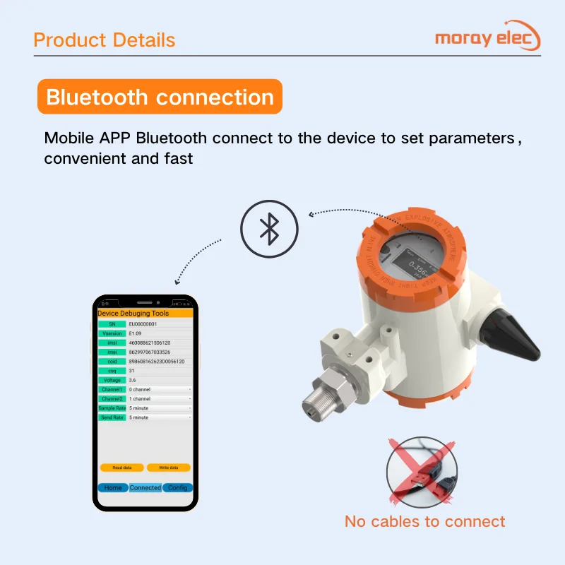 IoT Battery Powered 4G LoRaWAN WiFi Digital LCD Display Low Consumption Smart Wireless Level ...