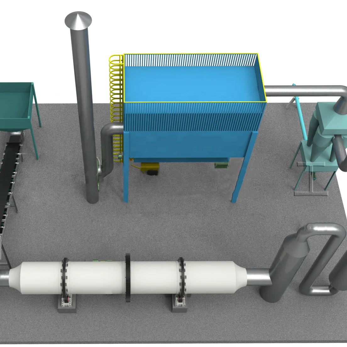 For Sugar Biomass Rotary Drum Dryer Bamboo Shavings Drying Machine ...
