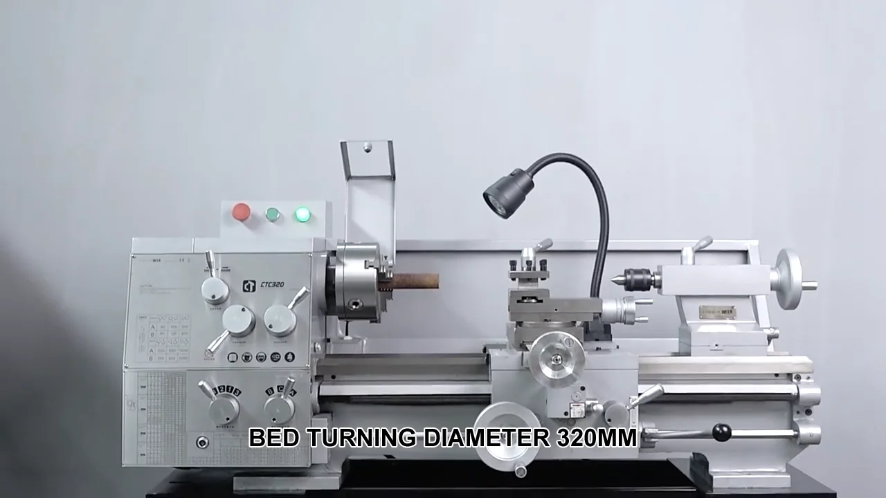 Ctc320 Metal Lathe Machine Spindle Bore 38mm Metal Turning Engine Lathe ...