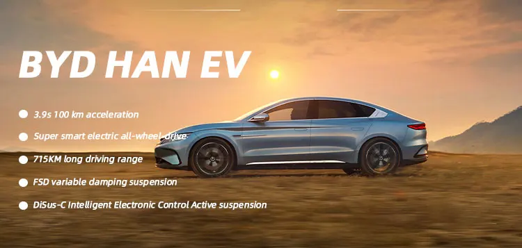 New Energy Vehicle Byd Hanev High Speed Electric Left Steering Ev Car ...