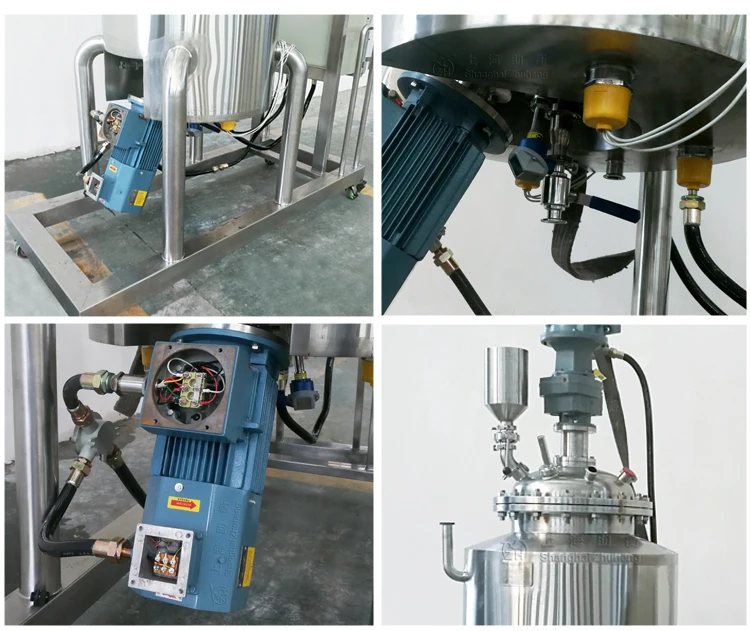 Liquid Detergent Vacuum Homogenizer Emulsifier Mixer Cosmetic Making ...
