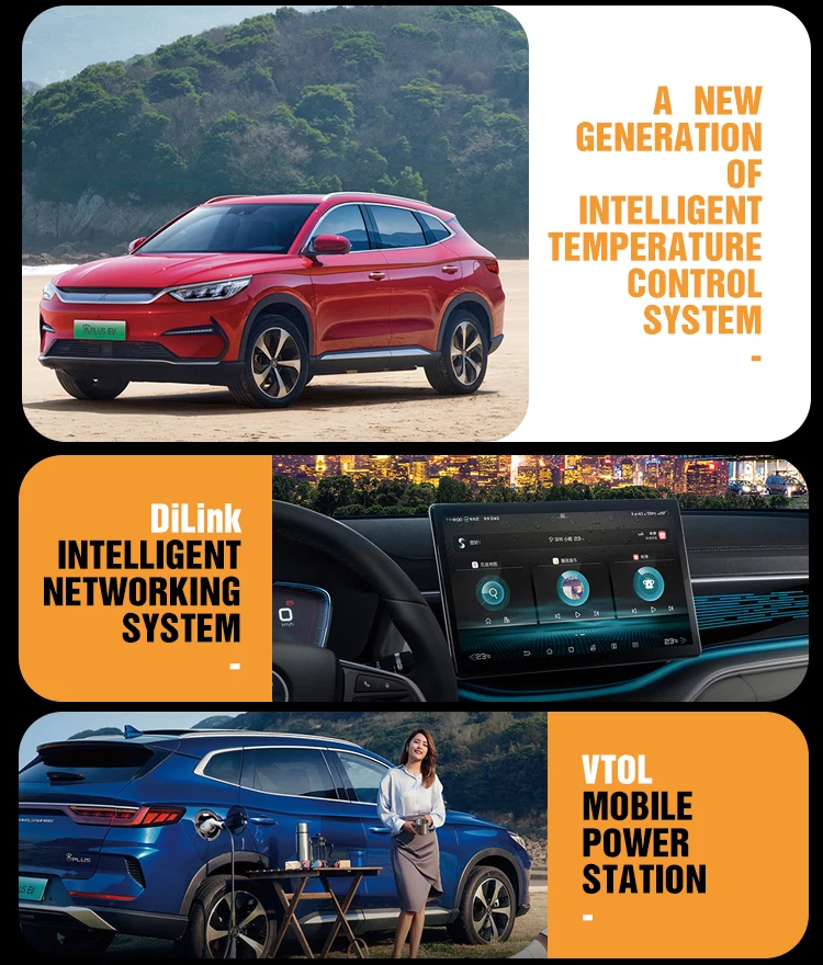 Byd Song Plus Dm-i 4wd Electric Car Suv Ev Chargers For Home Camping Suv Family Use Electric Car ...