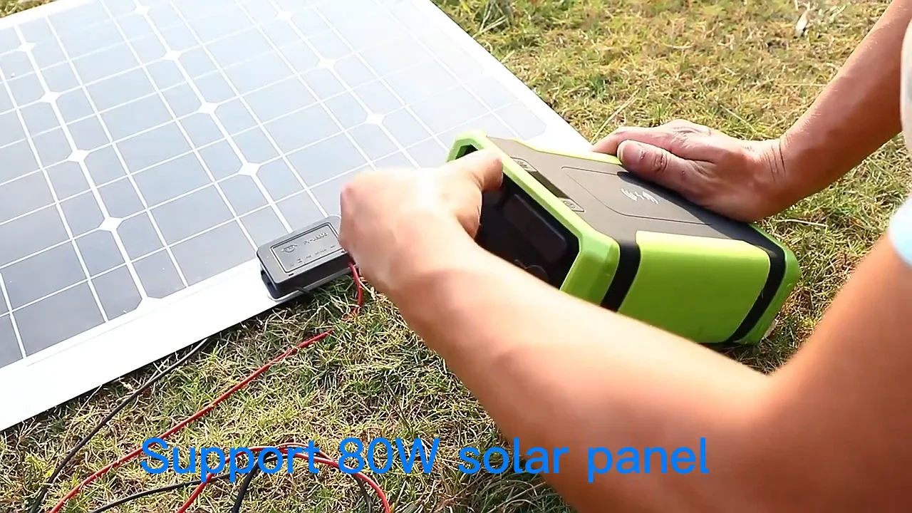 300w Lifepo4 Solar Power Station Portable Solar Battery Pack With ...