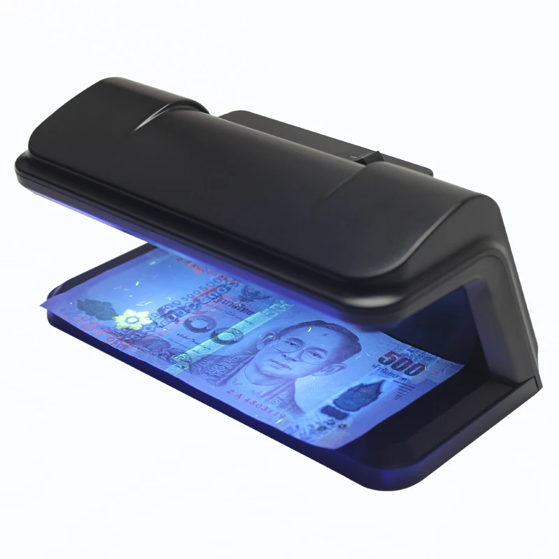2 Led Uv Light Money Detector Fake Notes Detection High Efficient Cash ...