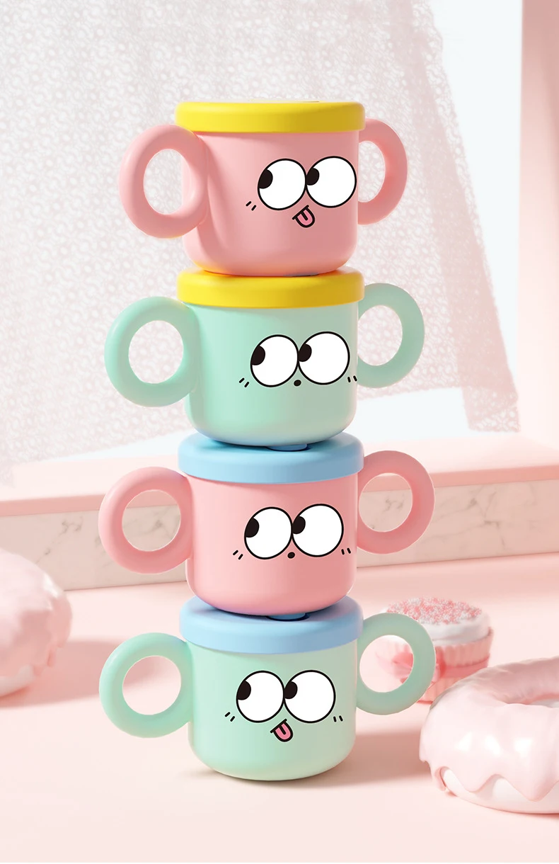 BPA Free Baby Sippy Cup - Kawaii Kids PP Plastic Cup