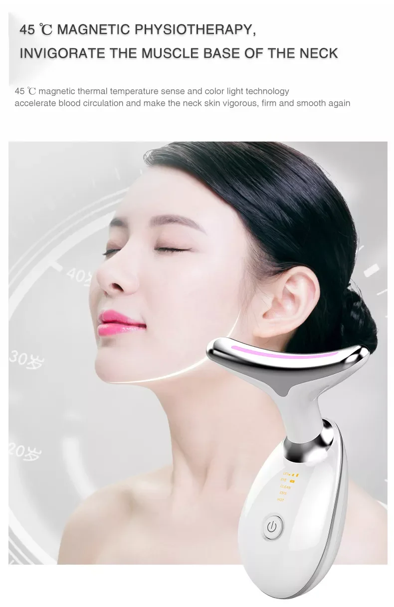 Perfect Ems Thermal Neck Lifting Electric Microcurrent Wrinkle Remover ...