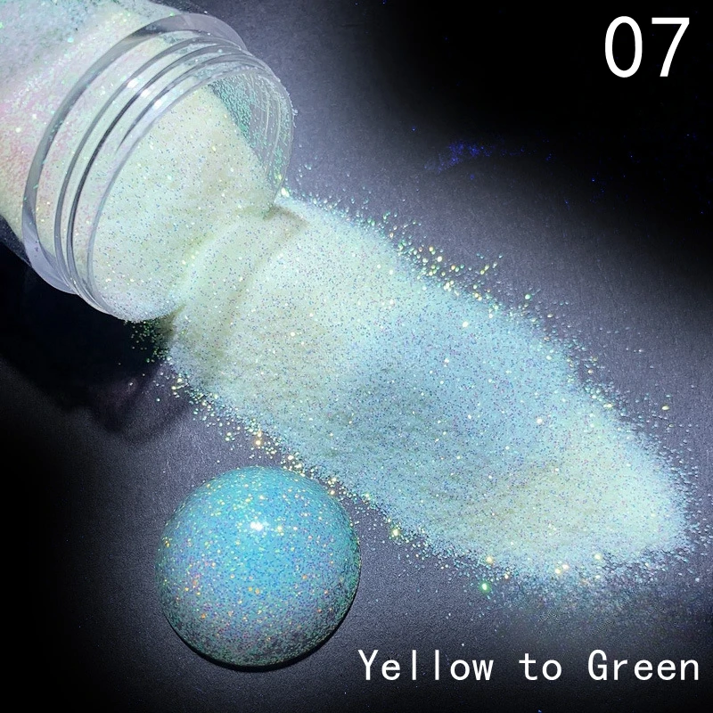 10g/box UV Sensitive Color Temperature Changing Powder DIY Handmade ...