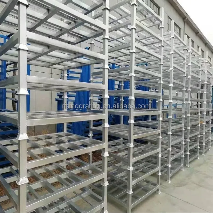 Heavy Duty Warehouse Garage Stackable Racking Shelves Warehouse Shelves ...
