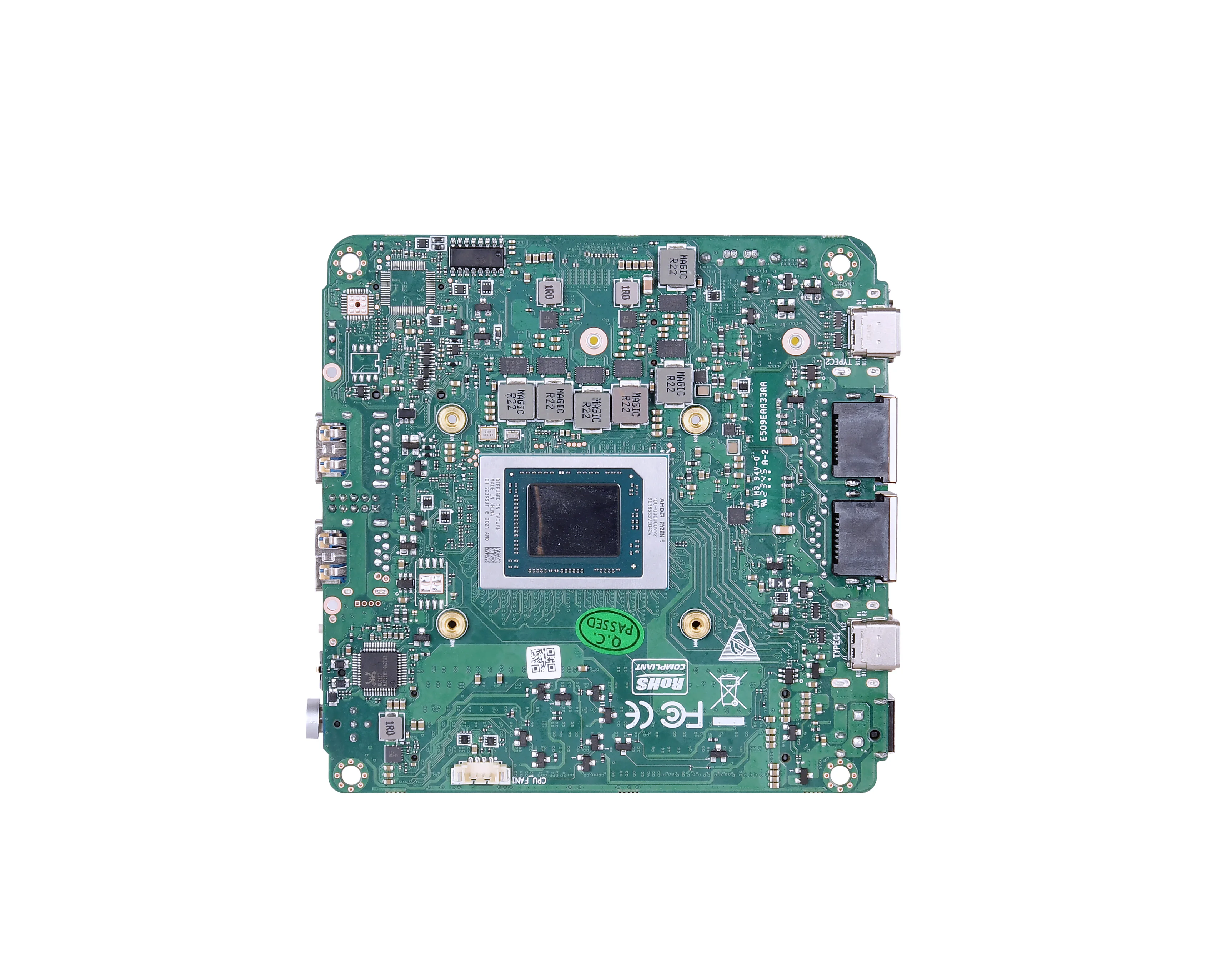 Mini Ddr5 Motherboard Nuc Size 10*10cm Dual Gigabit Network Nvme Ssd H-d2.0 4k Gaming Board ...