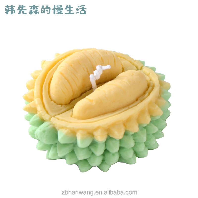 DIY Handmade 3D Durian Shape Fruit Silicone Candle and Soap Mold