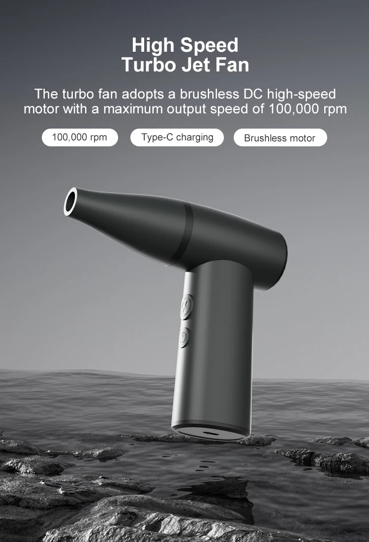 Mini Turbo Jet Engine Turbine Fan 100000 RPM Air Duster Cleaner ...