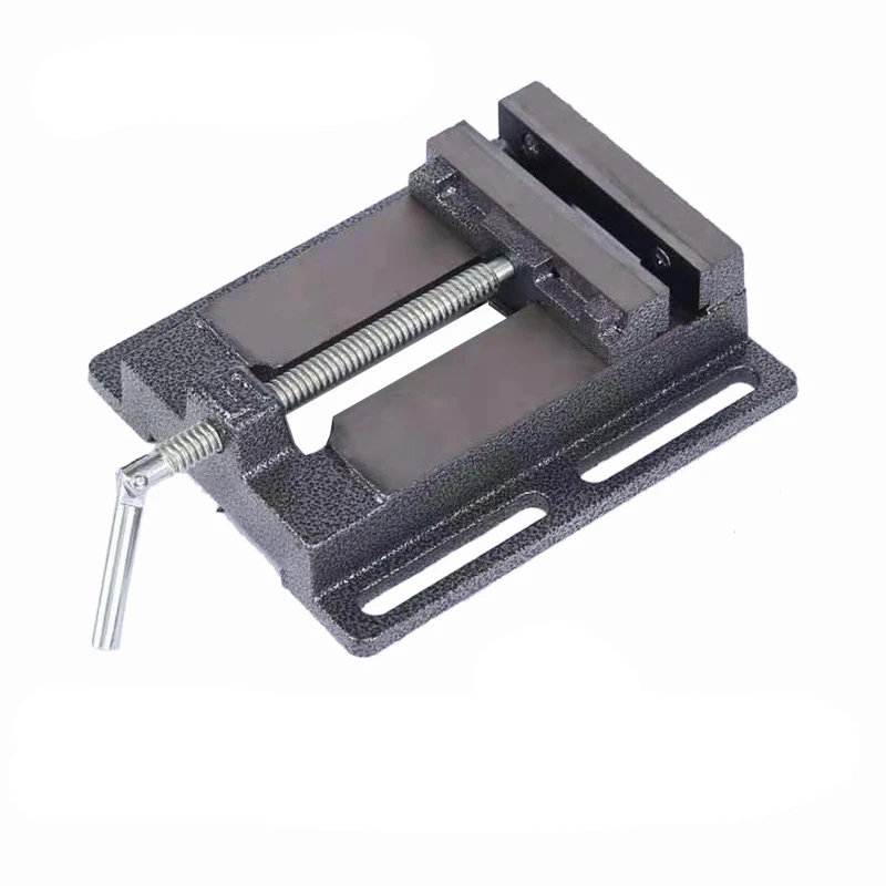 Universal Adjustable Table Bench Vice Clamp Drill Press Guide Rod Type ...