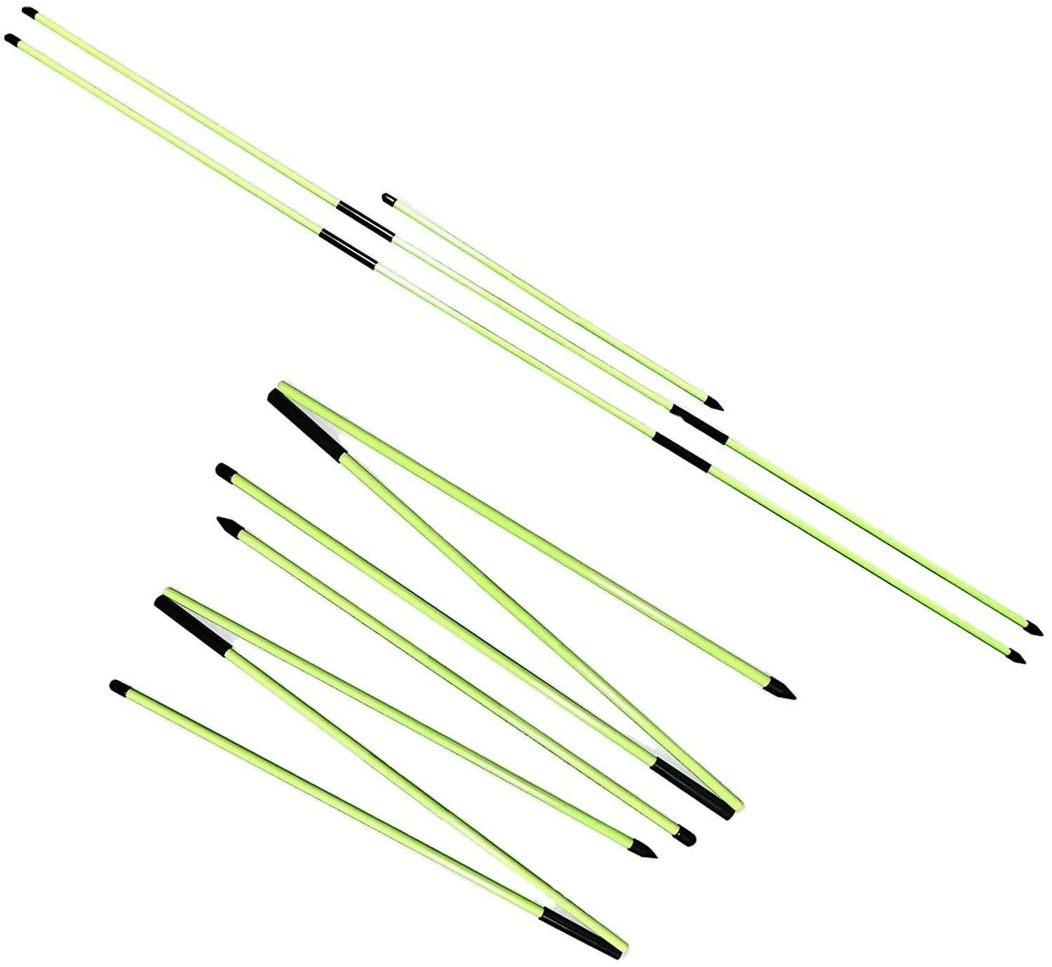 Collapsable Tour Sticks Alignment Rods Full Swing Trainer Posture ...