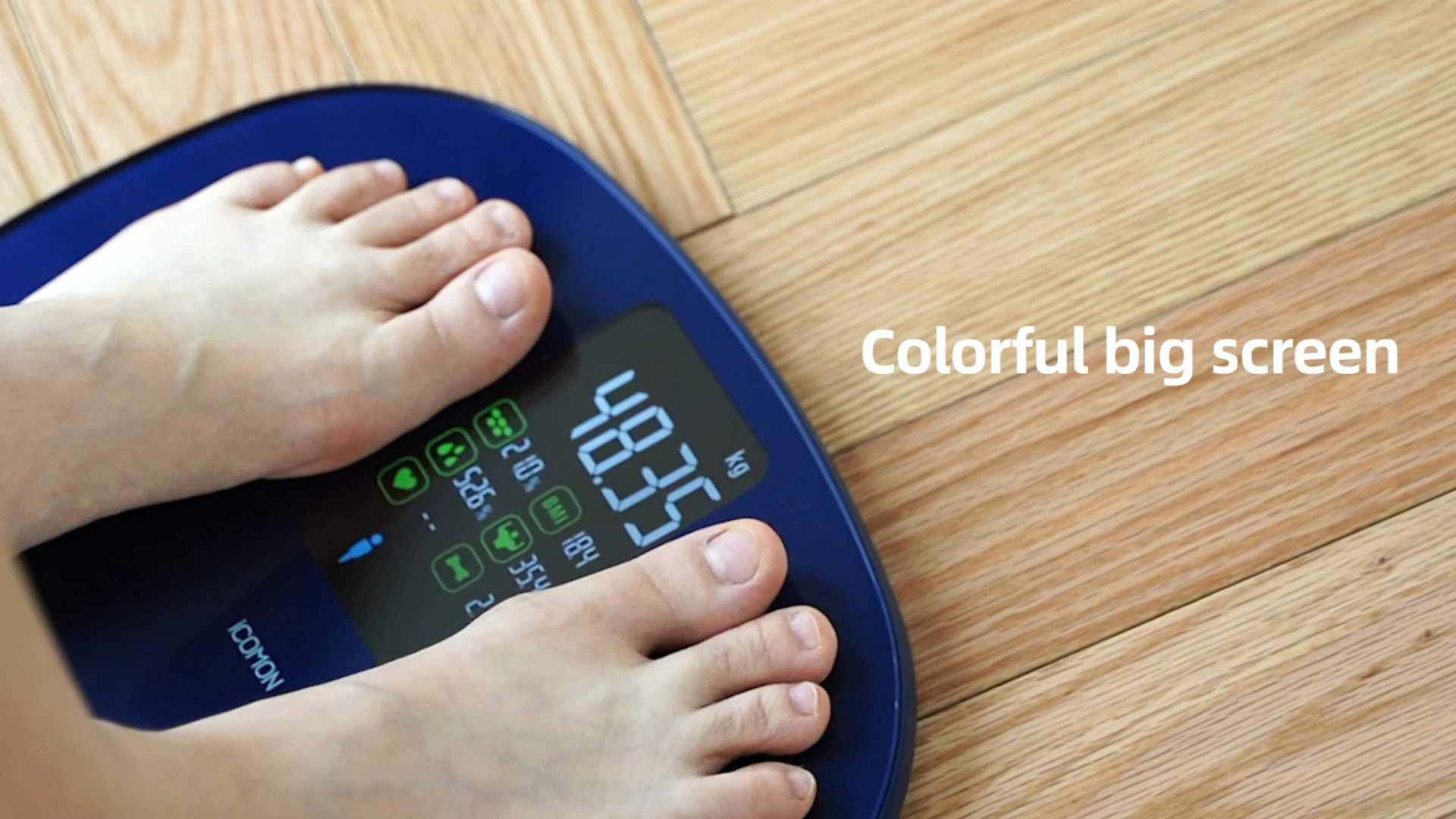 Newest Product Va Screen Body Fat Scale Free App Fitdays Oem/odm Digital Electronic Smart ...