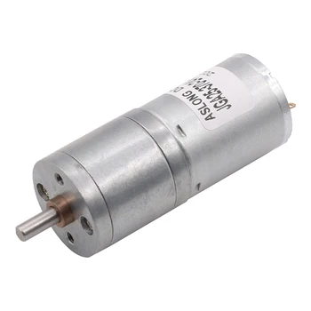 Mini Gear Motor 25mm Diameter Gear Box 25mm*4mm 6v12v 24v Metal Geabox ...